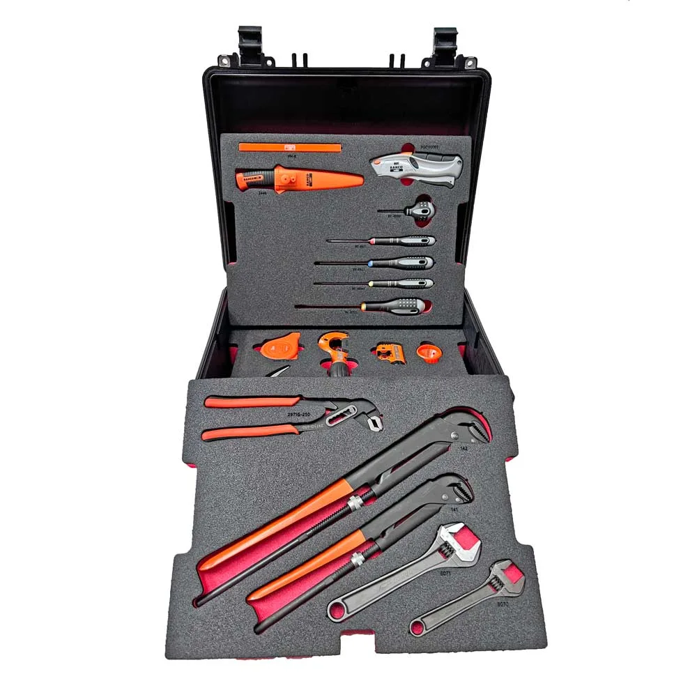 RBA9PL Plumbing Kit– Includes 24 Tools | Red Box Tools & Foam